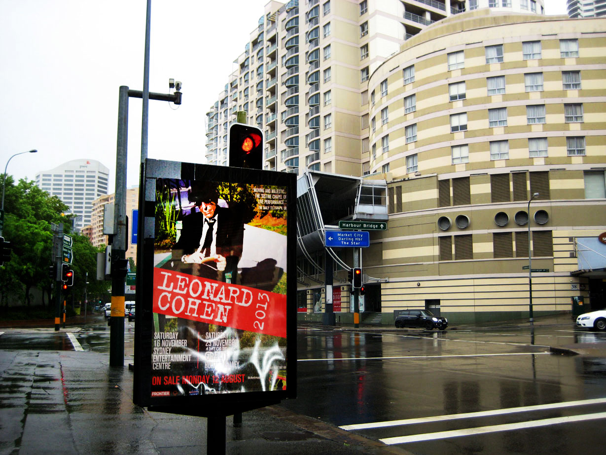 Signs Of Leonard Cohen: Sydney’s Peripatetic Poster 2013 ...